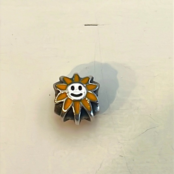 Pandora | Jewelry | Retired Pandora Sun Charmale 925 With Yellow Enamel ...